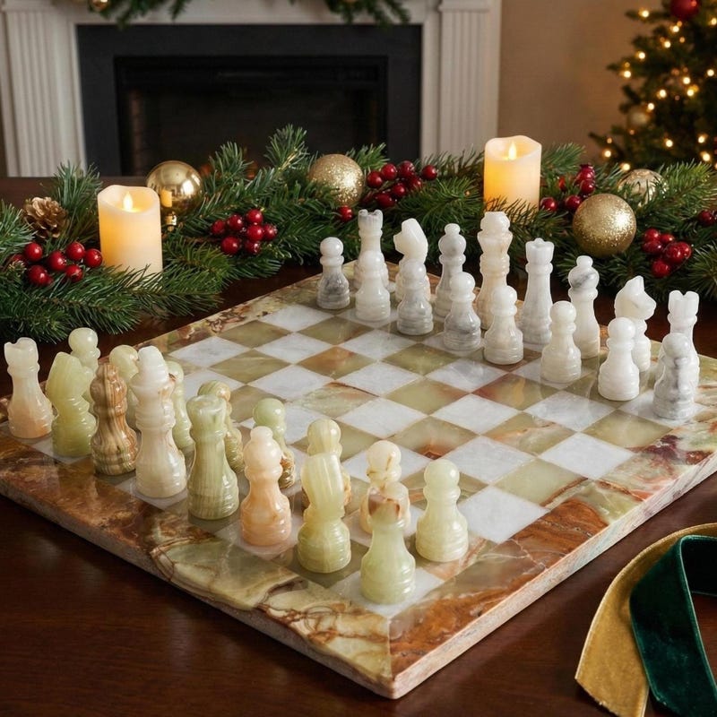 Purple Wooden Chess Set - Etsy