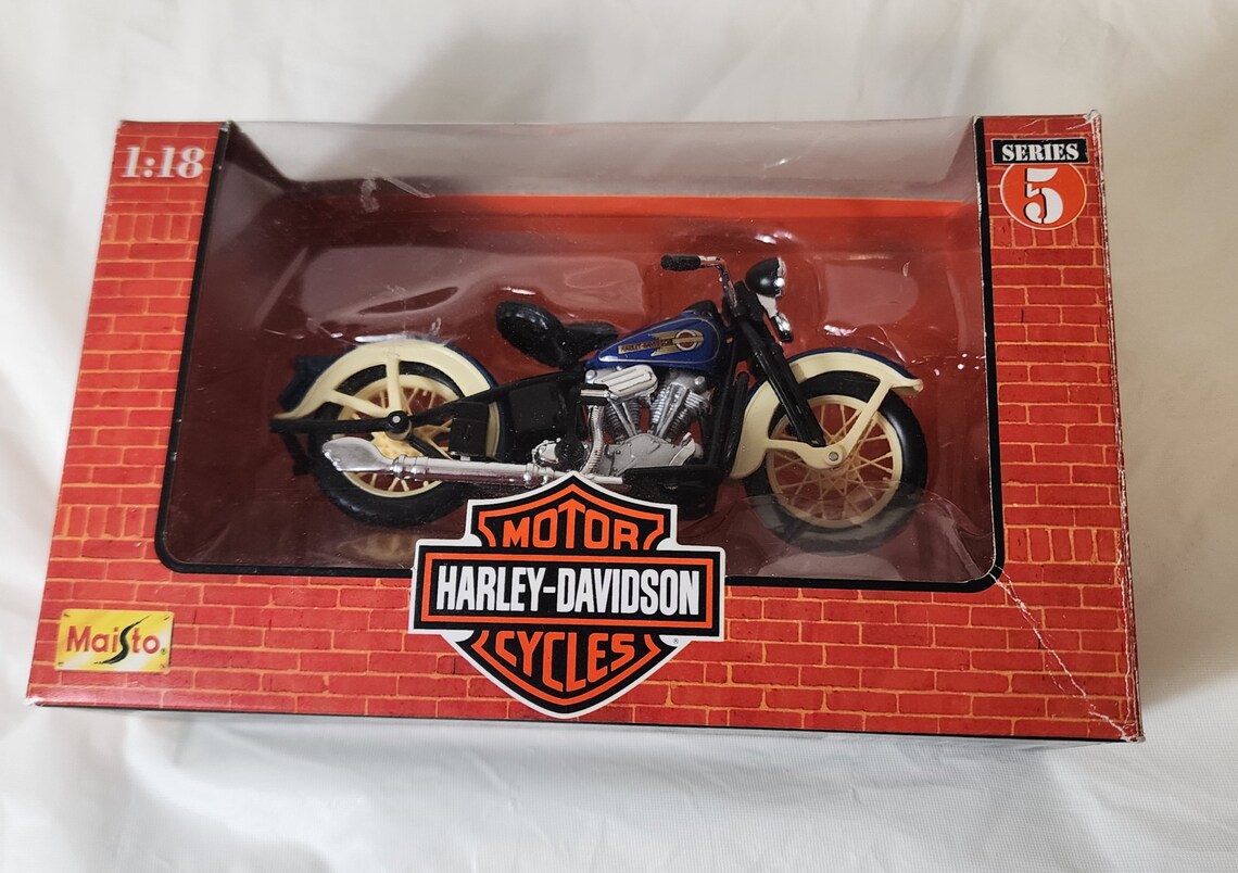 Harley Davidson Motorcycle Bike Collectible 1:18 Die Cast - Etsy