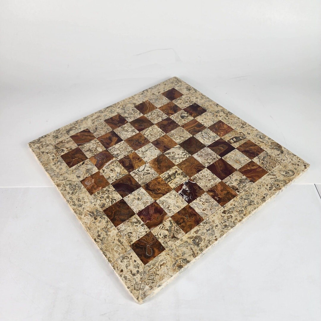 12 Marble Chess Board ONLY Handmade Chess Board Marble - Etsy