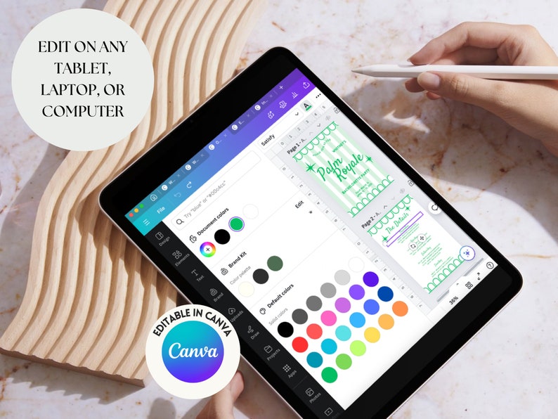 Palm Royale Bachelorette Party Invite: Retro 70s Itinerary (digital ...