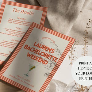 Italian Summer Bachelorette Invite Template, Aperol Spritz Bach Party ...