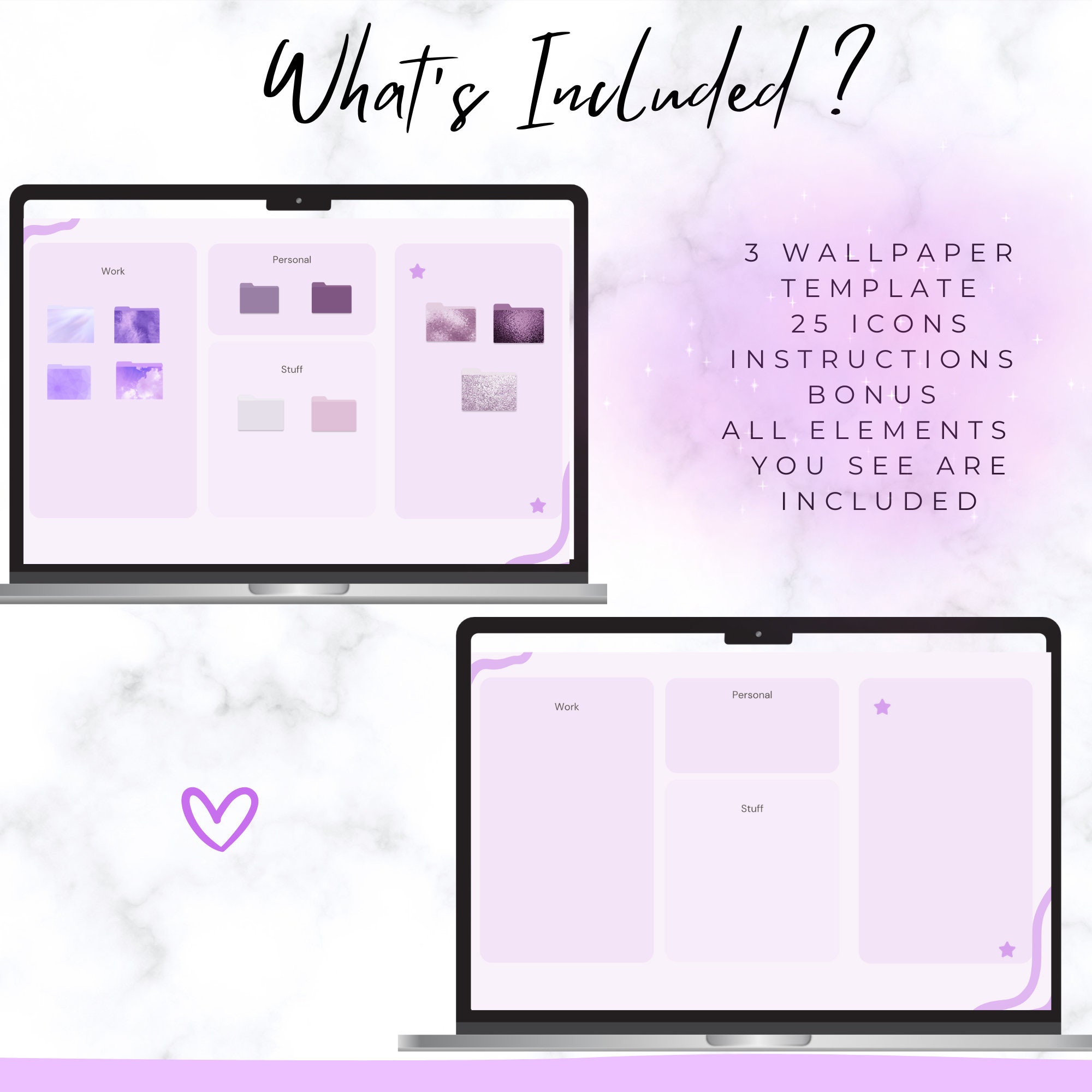 Purple MacBook Folder Icons, Desktop Icons, MacBook Icons, Laptop ...