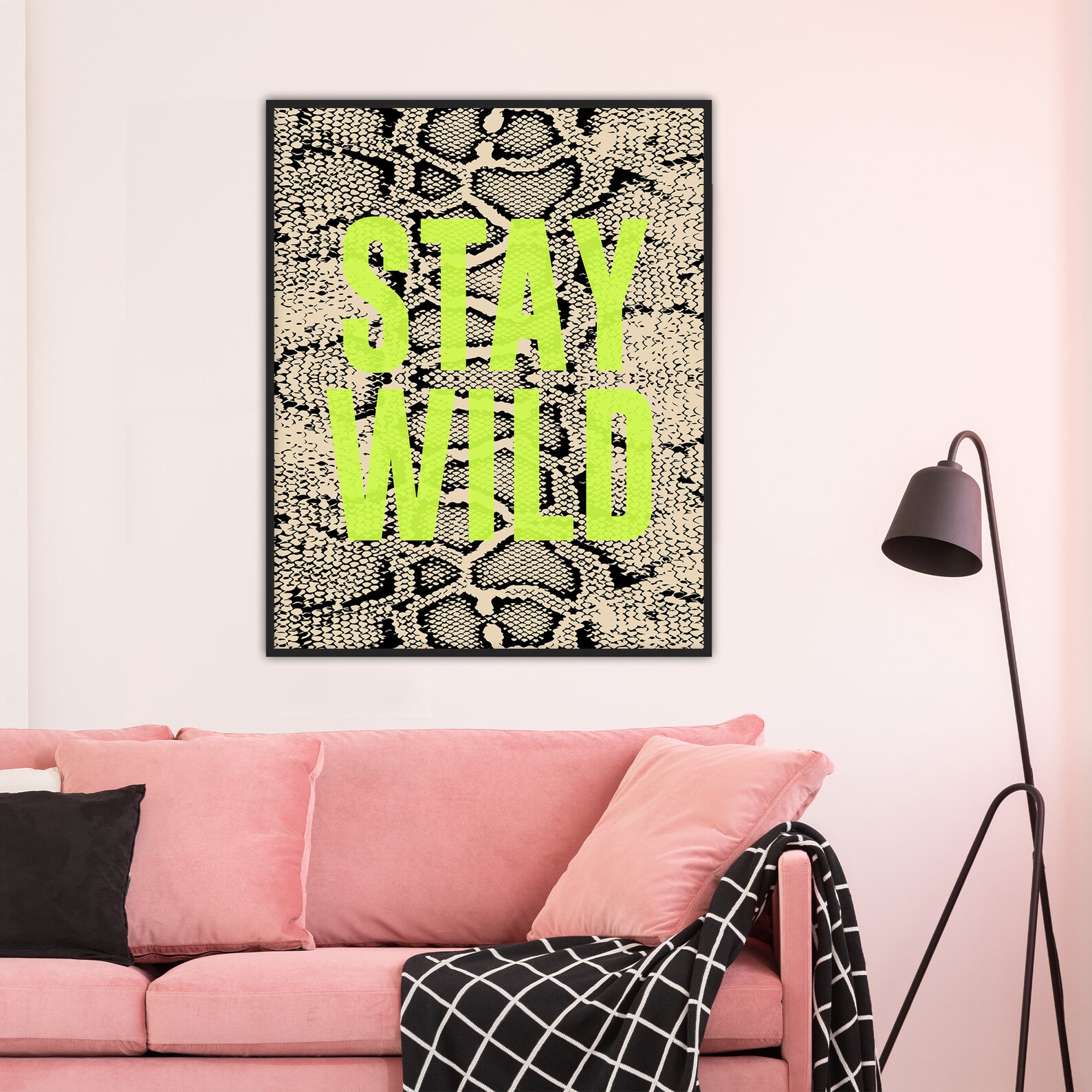 Stay Wild Snakeskin Art Print, Digital Print at Home Art, Snakeskin Art ...