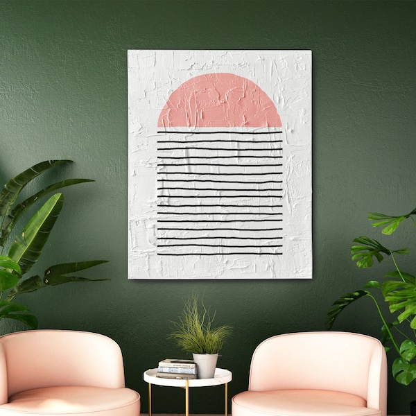 Circle Plaster Art - Etsy