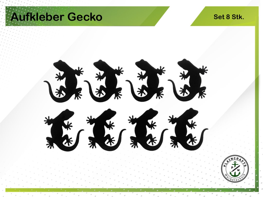Sticker Gecko, Sticker Gecko, Car Sticker Gecko, Stickers for Children ...