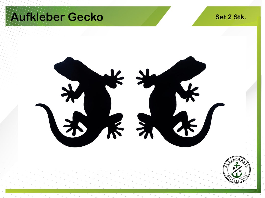 Sticker Gecko, Sticker Gecko, Car Sticker Gecko, Stickers for Children ...