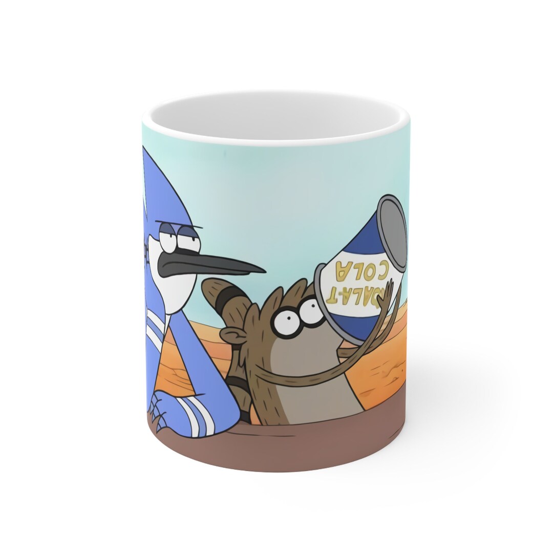 Regular Show Mordecai and Rigby Ceramic Mug 11oz - Etsy