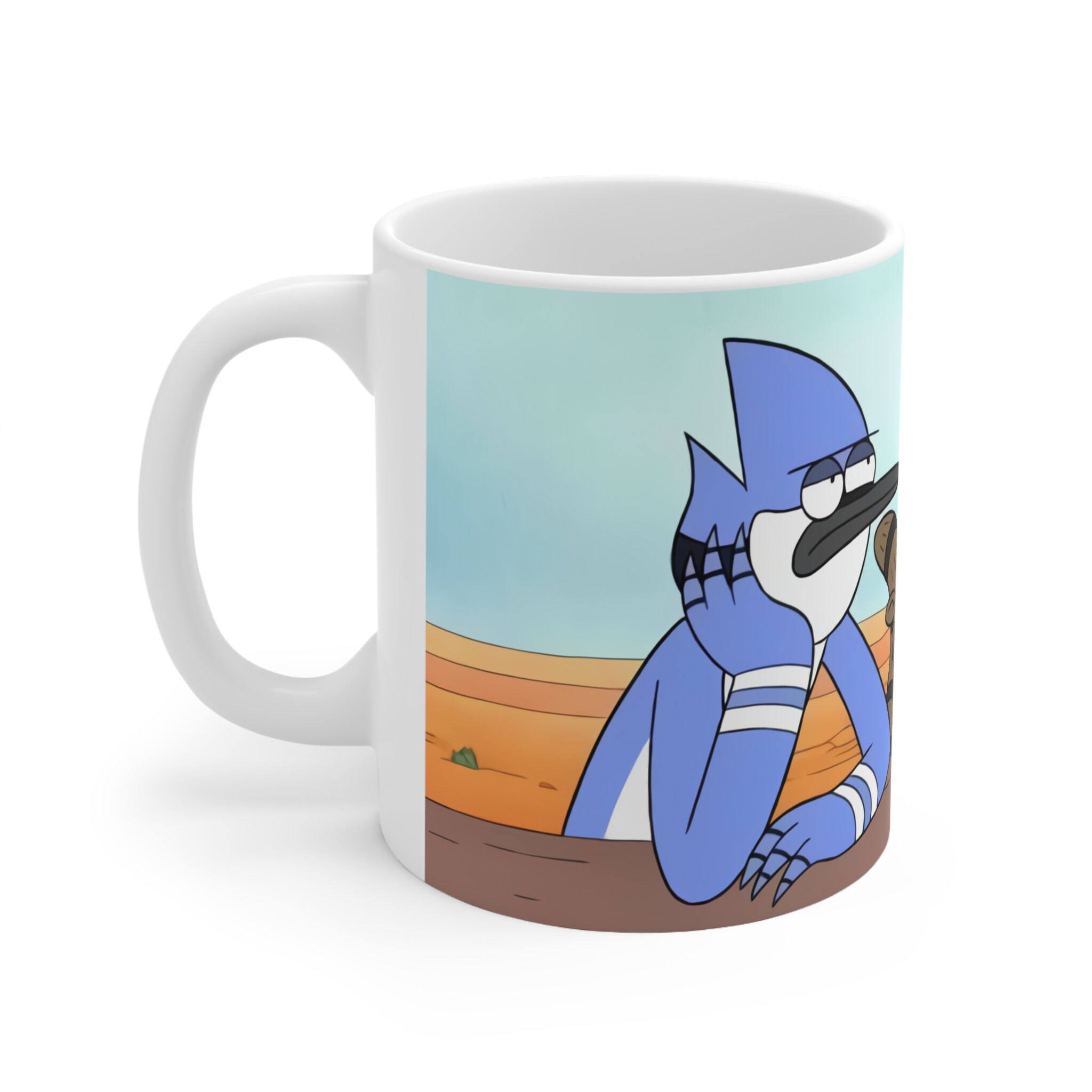 Regular Show Mordecai and Rigby Ceramic Mug 11oz - Etsy