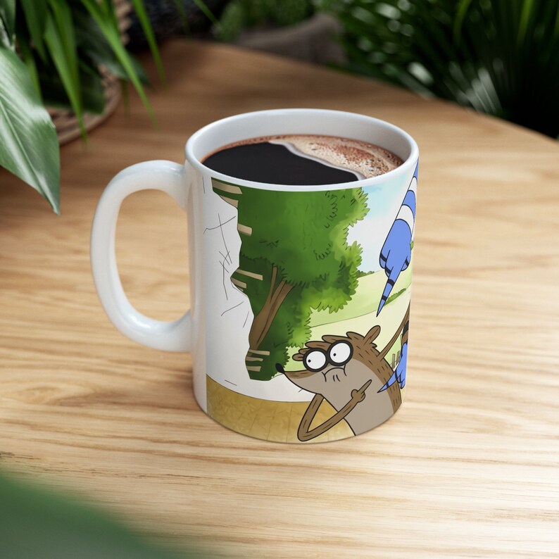 Regular Show Mordecai and Rigby Ceramic Mug 11oz - Etsy