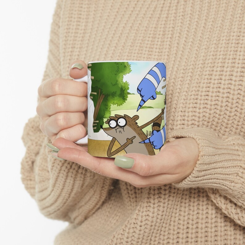 Regular Show Mordecai and Rigby Ceramic Mug 11oz - Etsy