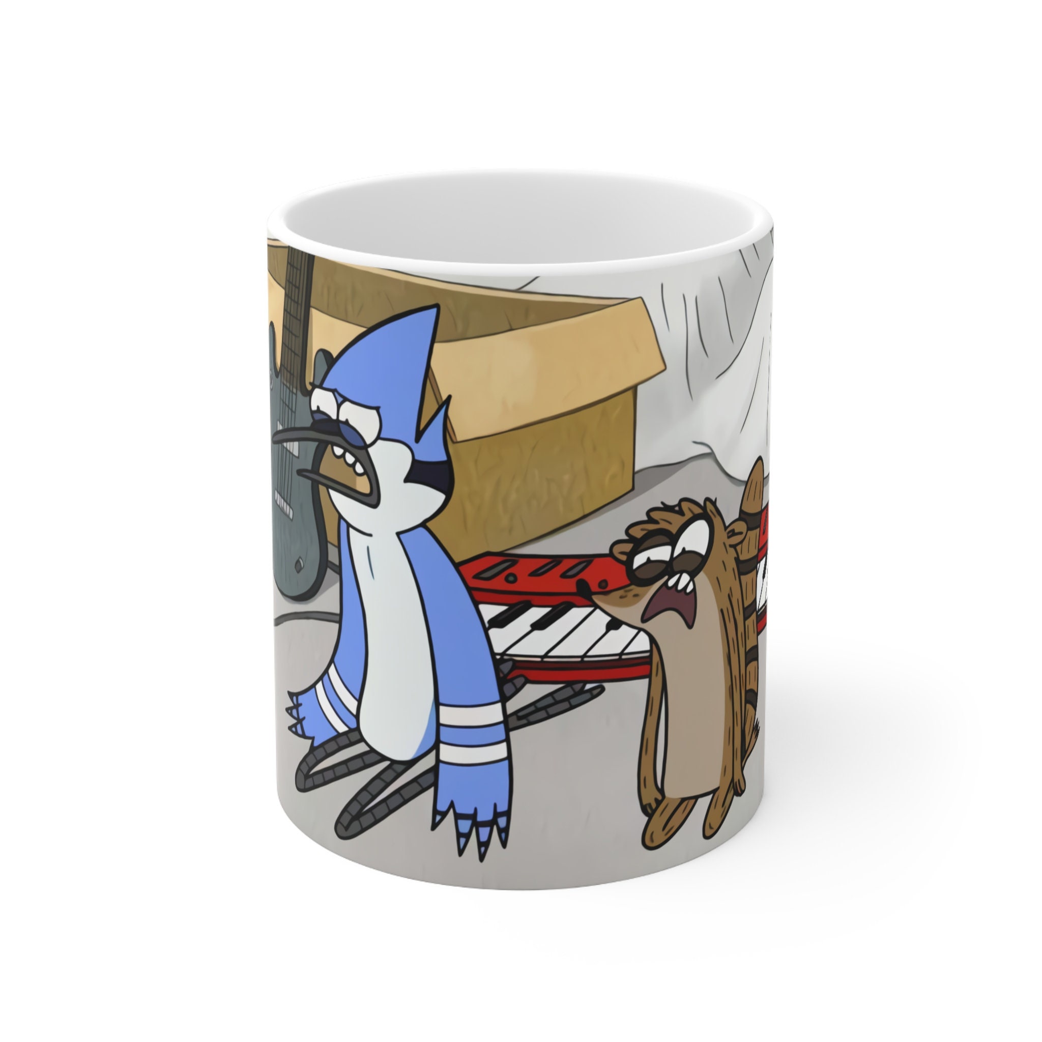 Regular Show Mordecai and Rigby Ceramic Mug 11oz - Etsy