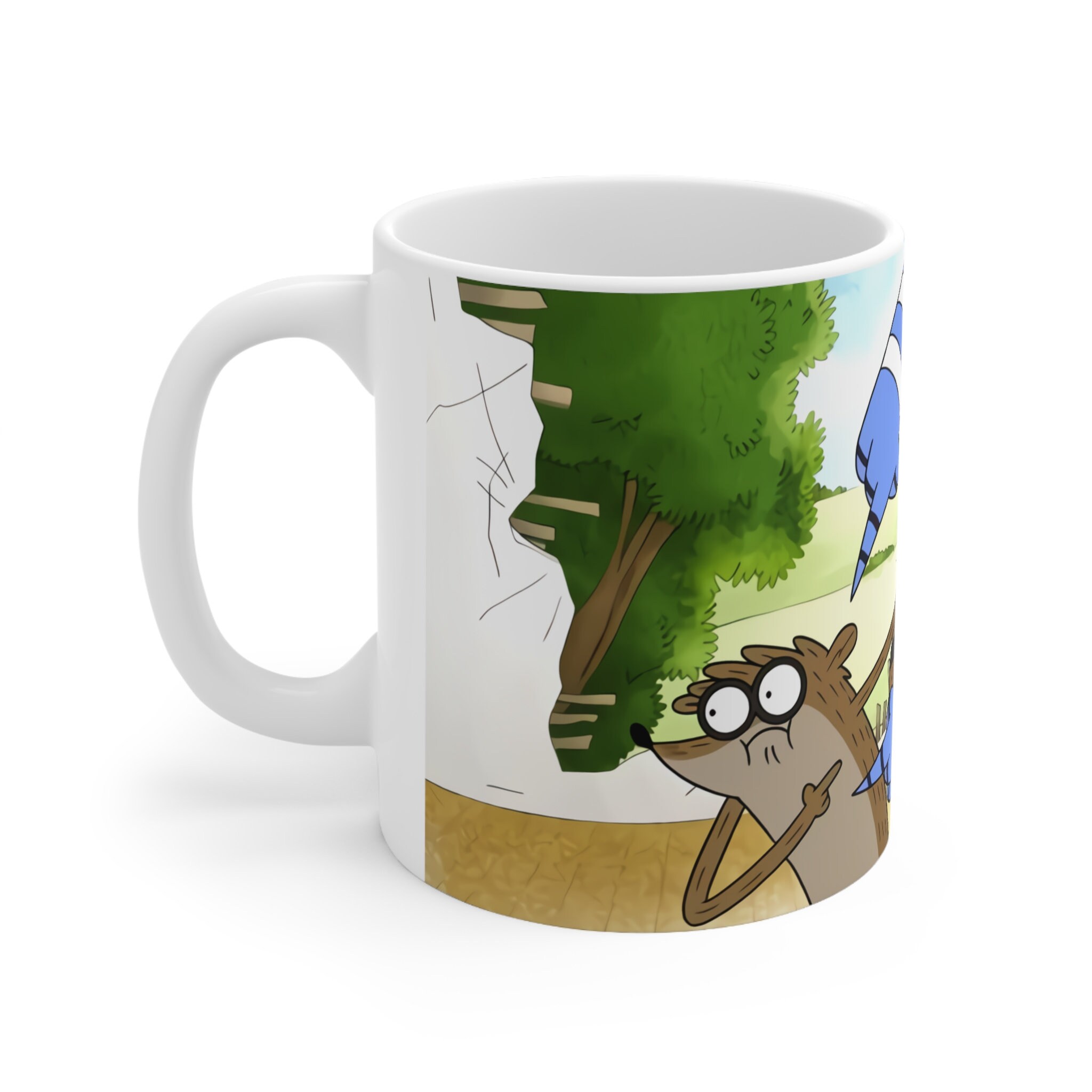 Regular Show Mordecai and Rigby Ceramic Mug 11oz - Etsy