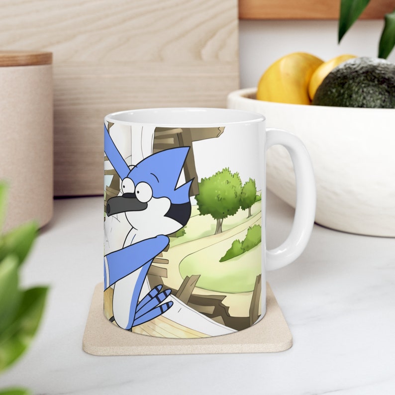 Regular Show Mordecai and Rigby Ceramic Mug 11oz - Etsy