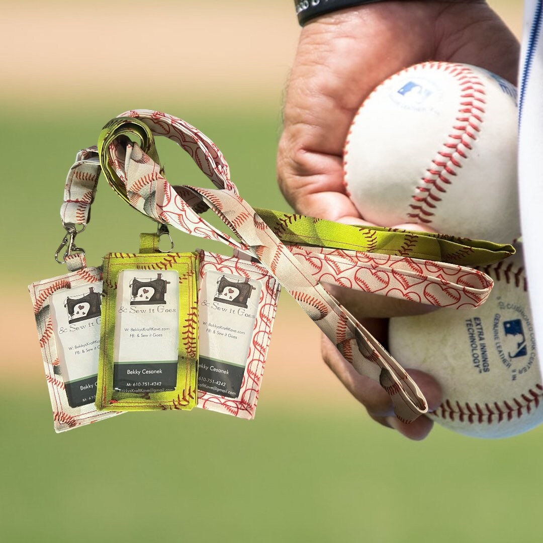 Baseball and Softball ID Lanyards - Etsy