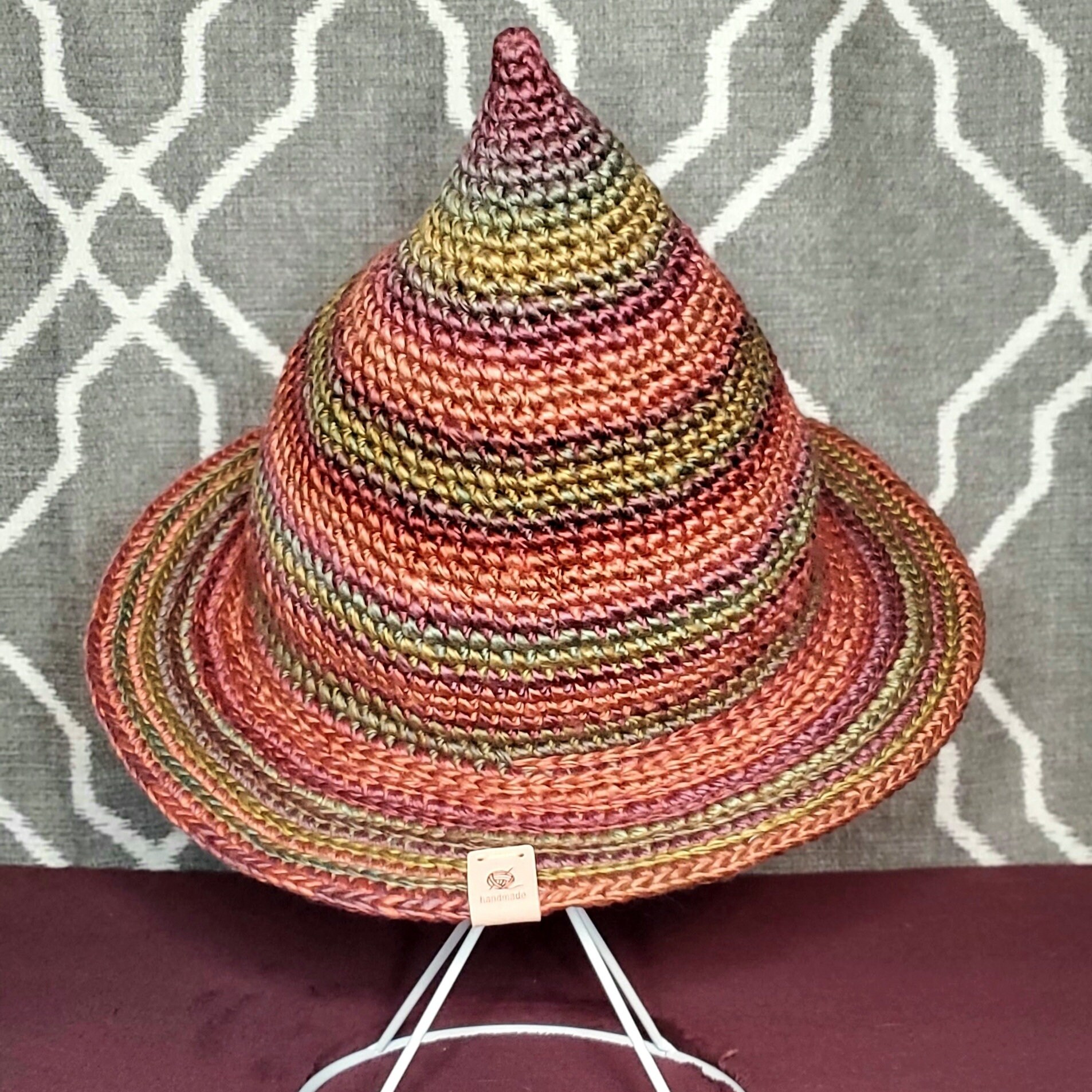 Crochet Multicolored Sprite Hat - Etsy