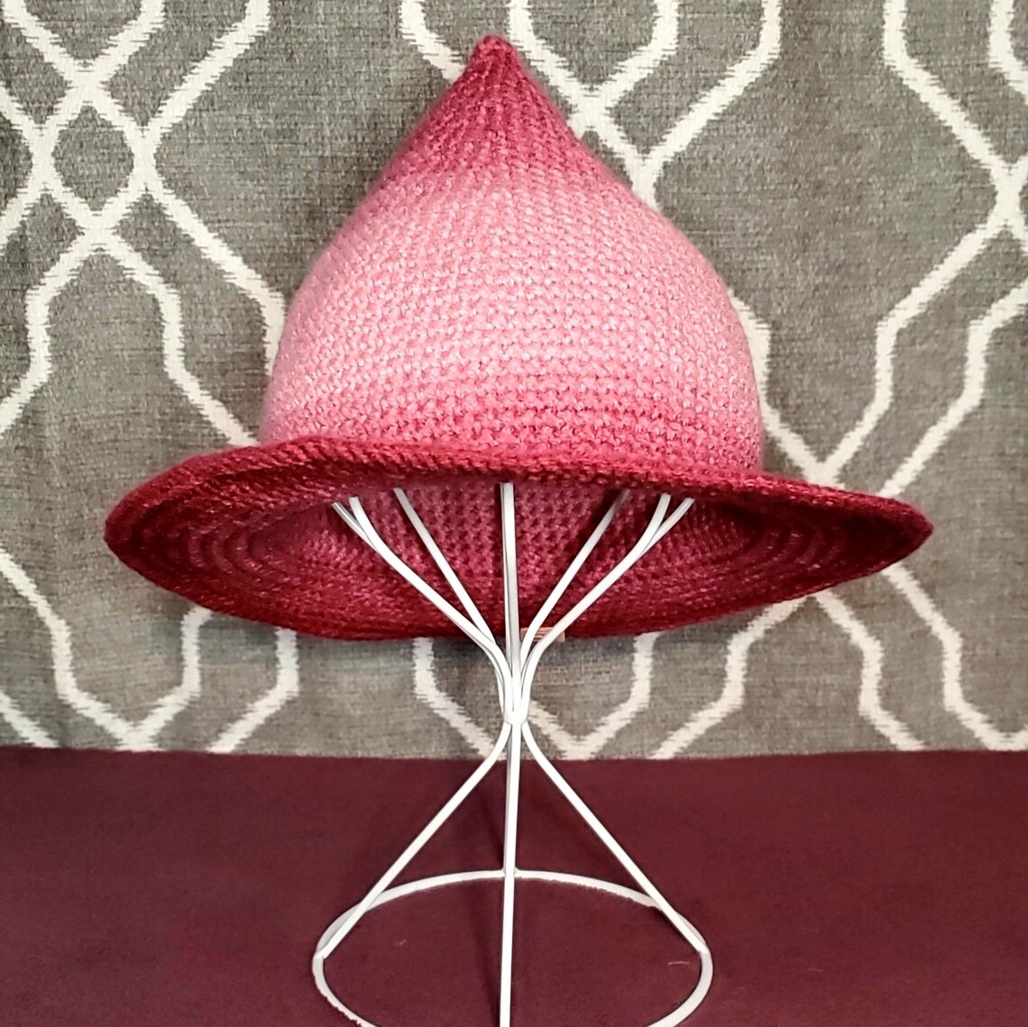 Crochet Pink Sprite Hat - Etsy