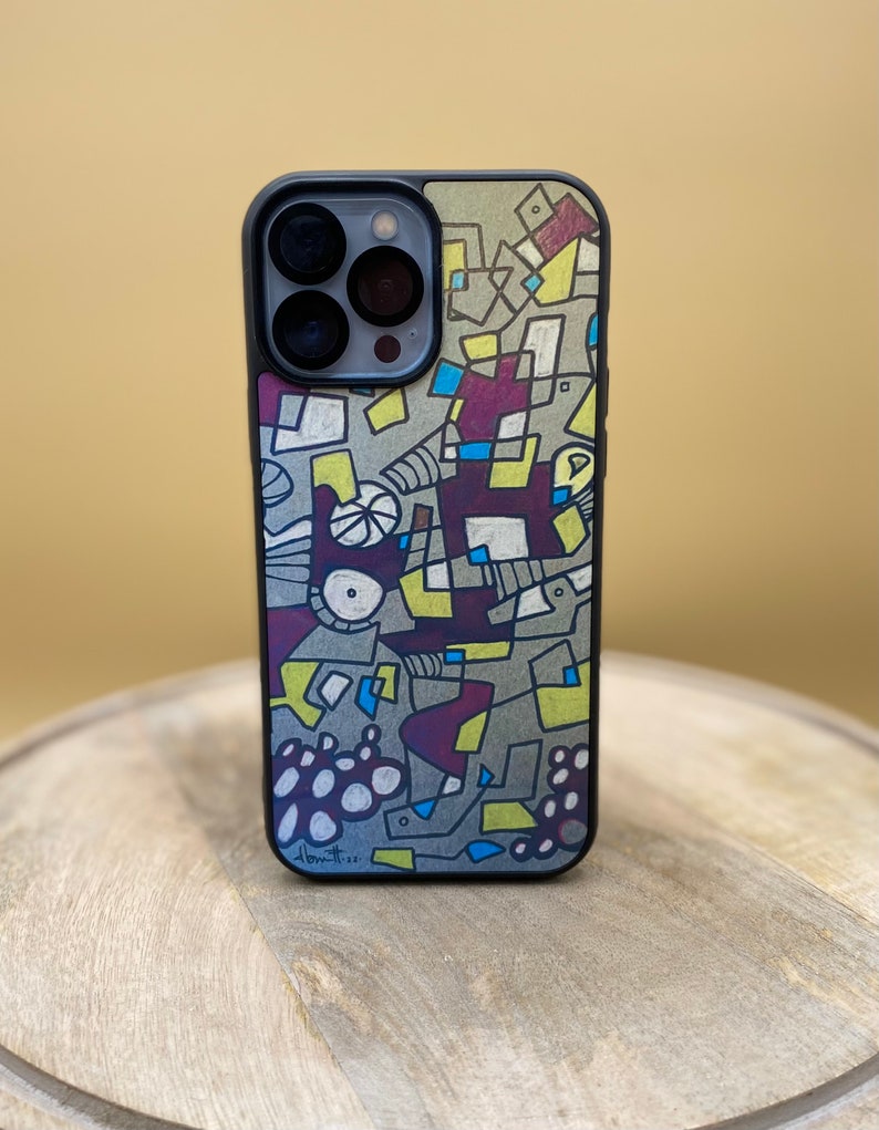 Hand-drawn Iphone 13 Max Pro Case - Etsy