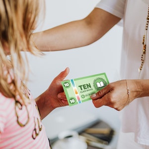 Printable Class Bucks Play Money Teacher Reward Coupons for Kids Teach ...