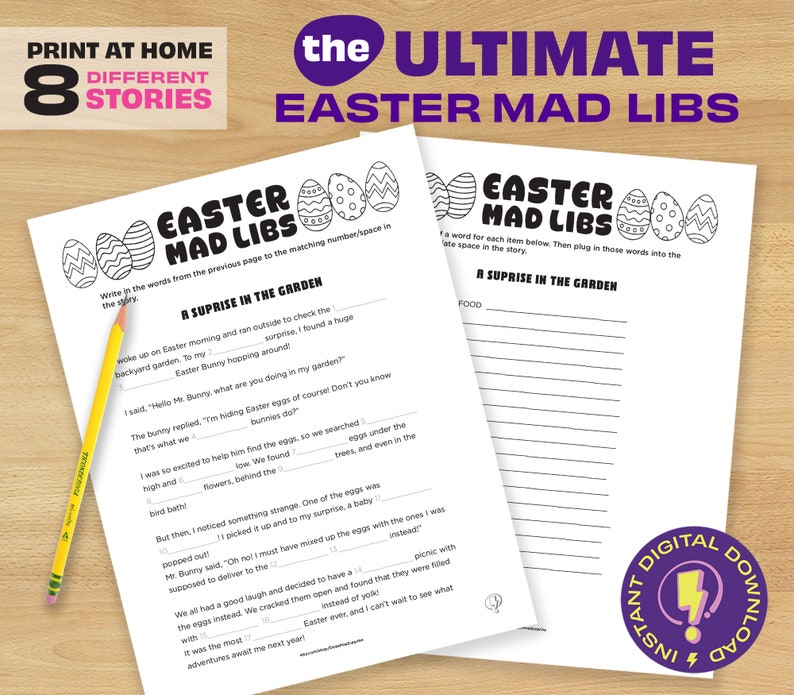Ultimate Printable Easter Mad Libs for Kids | Fun & Educational Word ...