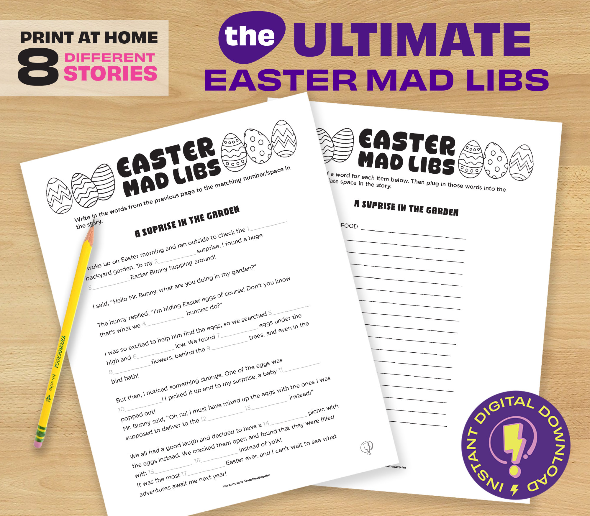 Ultimate Printable Easter Mad Libs for Kids | Fun & Educational Word ...