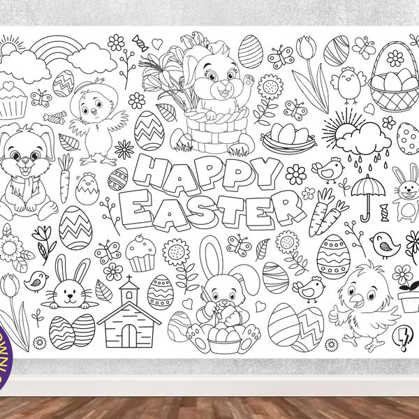 Coloring Poster Printable - Etsy