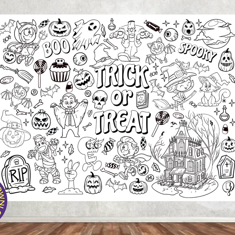 Colouring Poster - Etsy