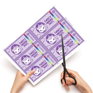 Printable Unicorn Bucks Play Money | Kids Chore & Good Behavior Reward ...