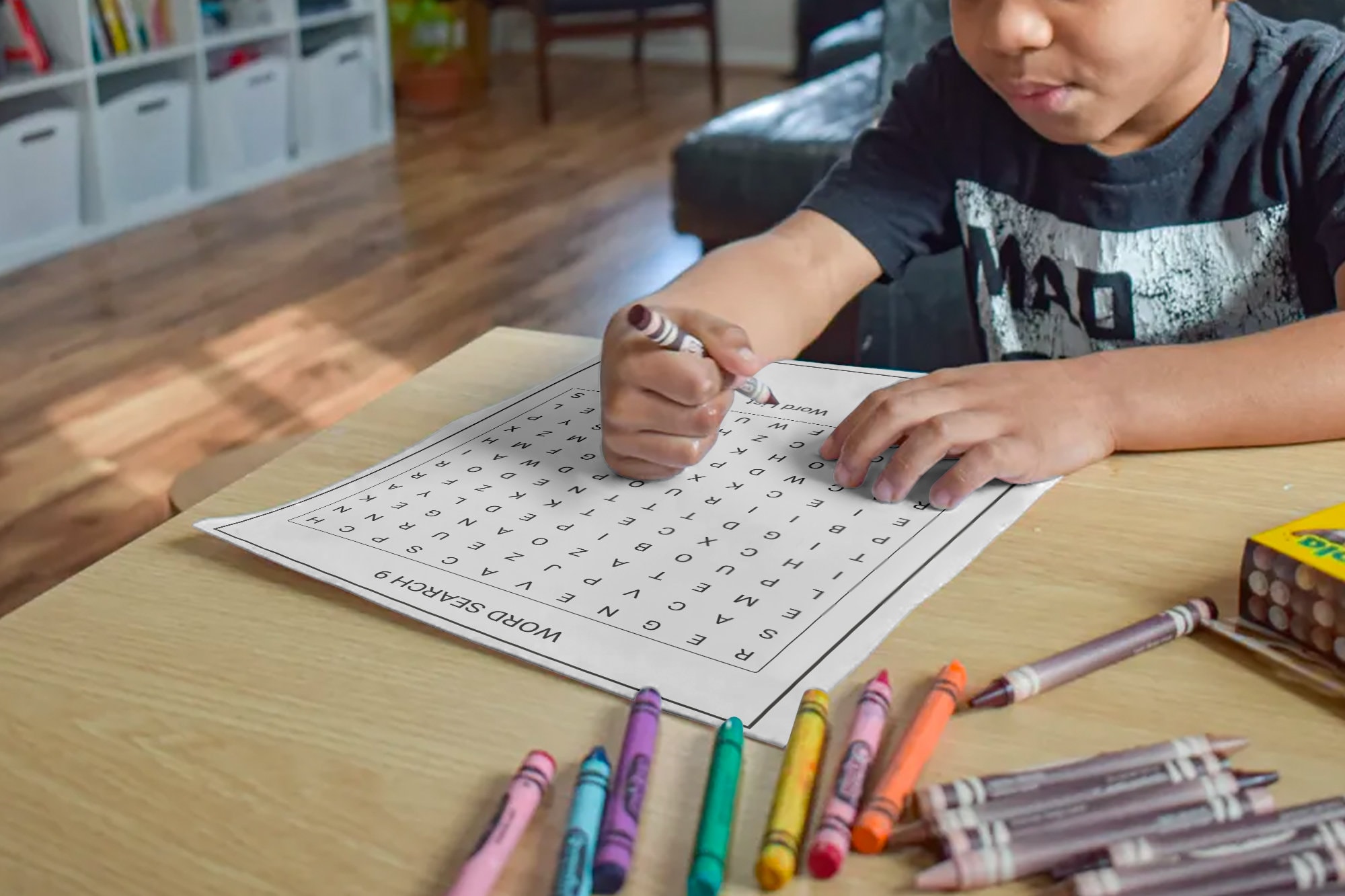 Printable Easy Word Searches for Kids Vol 1. | 70 Word Game Puzzles for ...