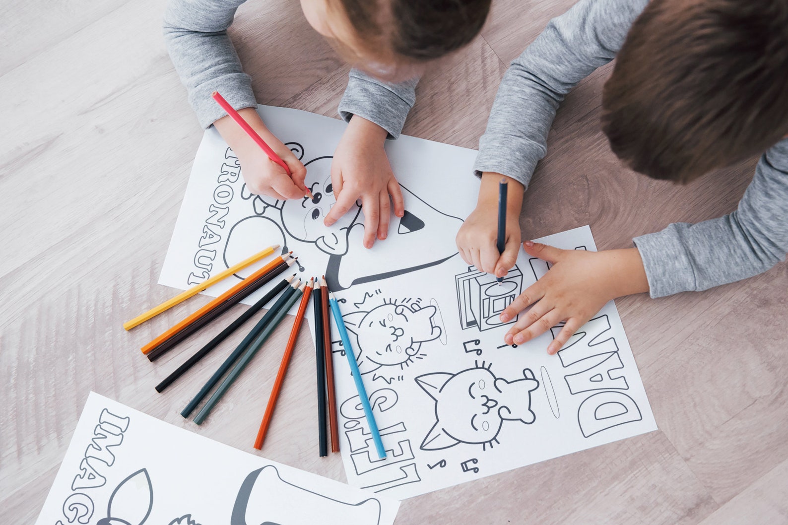 SUPER KAWAII: Printable Cute Anime Chibi Themed ABC Coloring Pages for ...