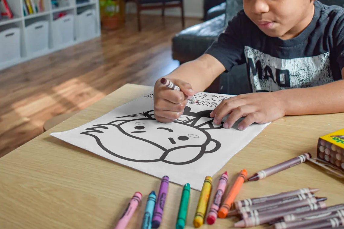 SUPER KAWAII: Printable Cute Anime Chibi Themed ABC Coloring Pages for ...