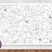 Giant Outer Space Doodles Coloring Poster Printable Collaborative ...