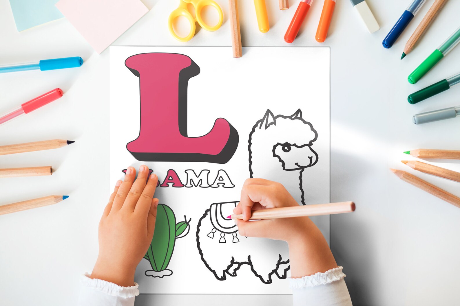 SUPER KAWAII: Printable Cute Anime Chibi Themed ABC Coloring Pages for ...