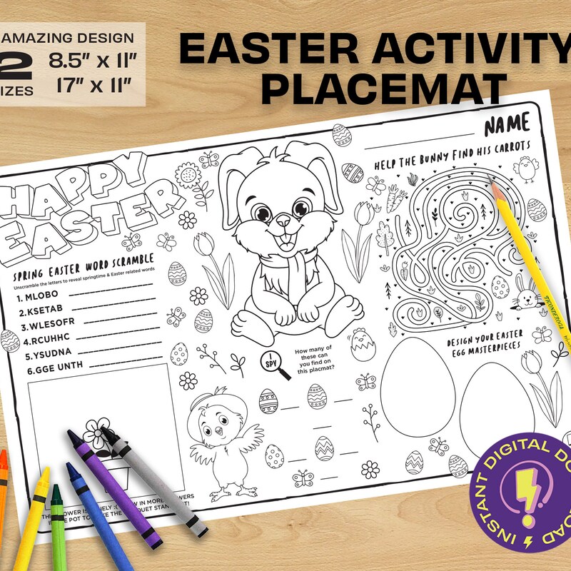 Easter Placemats - Etsy