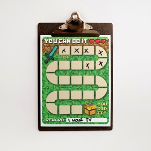 Video Gamer Reward Chart | Printable Gaming A4 Video Game Chore Chart ...