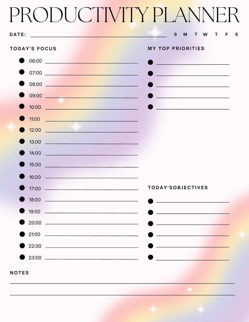Printable Planner Pages, Downloadable Inserts, Printable Planner ...