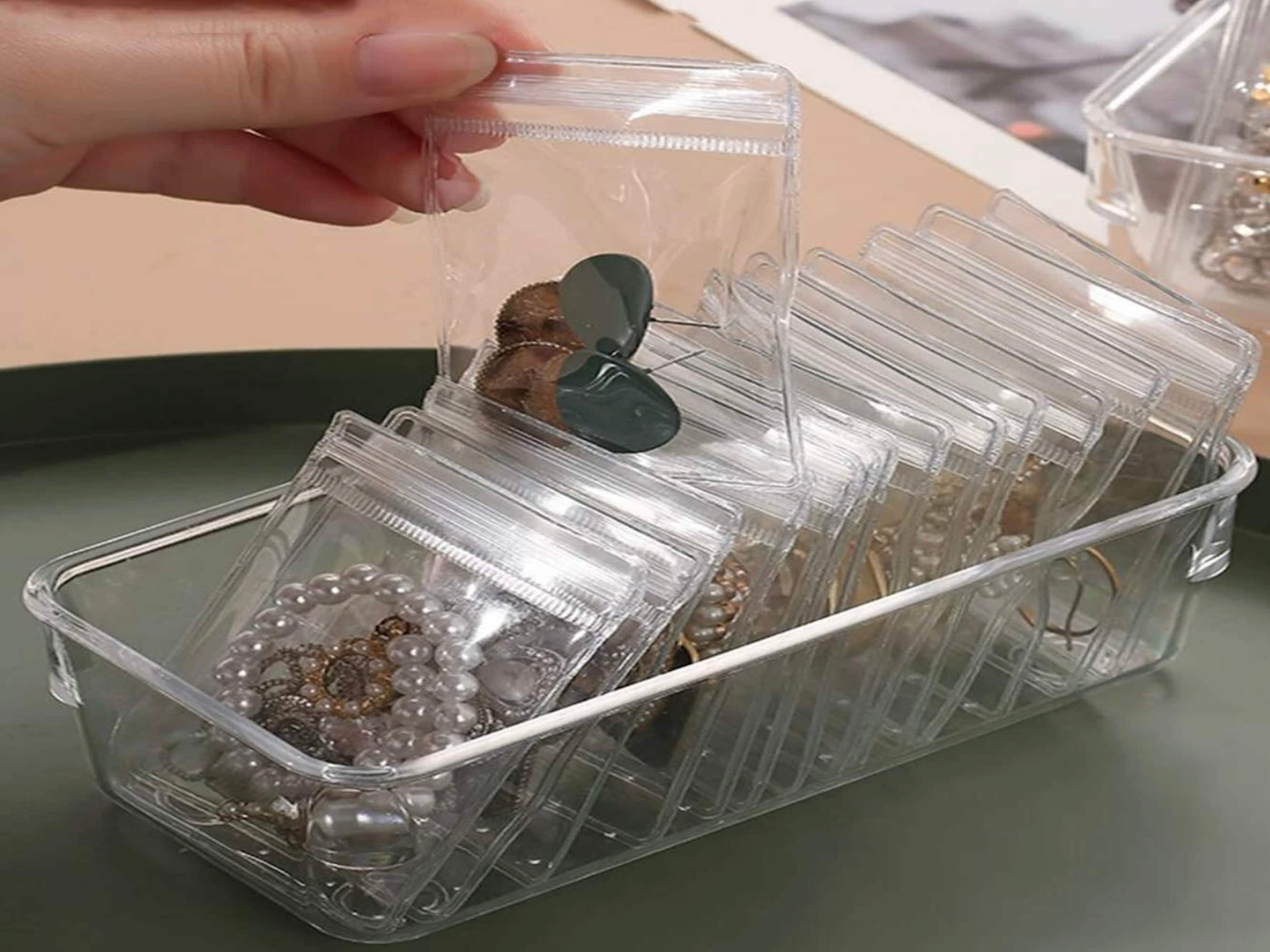 Jewelry Organizers for Women, Clear Acrylic Drawer Organizer Box With ...