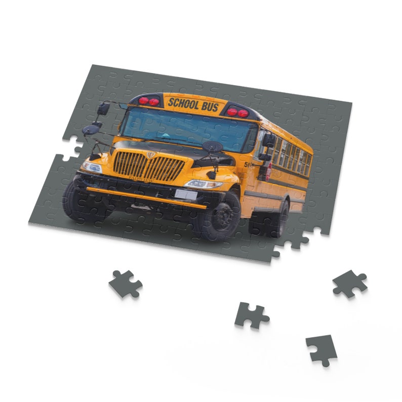 School Bus Puzzle, Bus Puzzle (120, 252, 500-piece) - Etsy