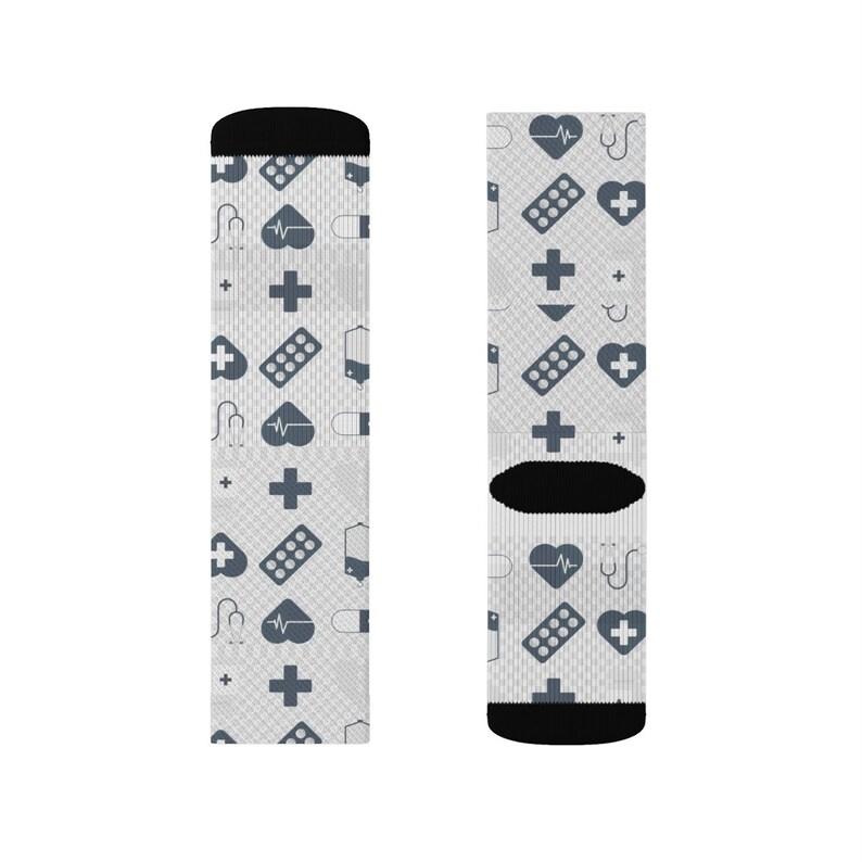 Nurses Stethoscope, Bandage, Heartbeat Socks - Etsy