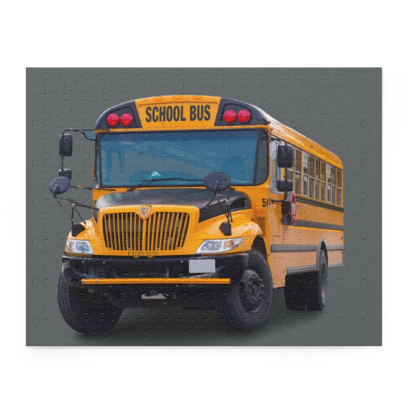 School Bus Puzzle, Bus Puzzle (120, 252, 500-piece) - Etsy