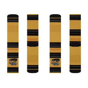 School Bus Socks Back to School Bus Driver Sock - Etsy