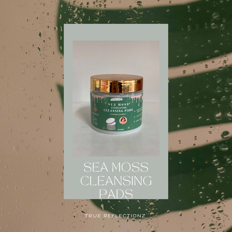 Sea Moss Kojic Acid Cleansing Pad Acne Pads Kojic Acid Pads Rich in ...