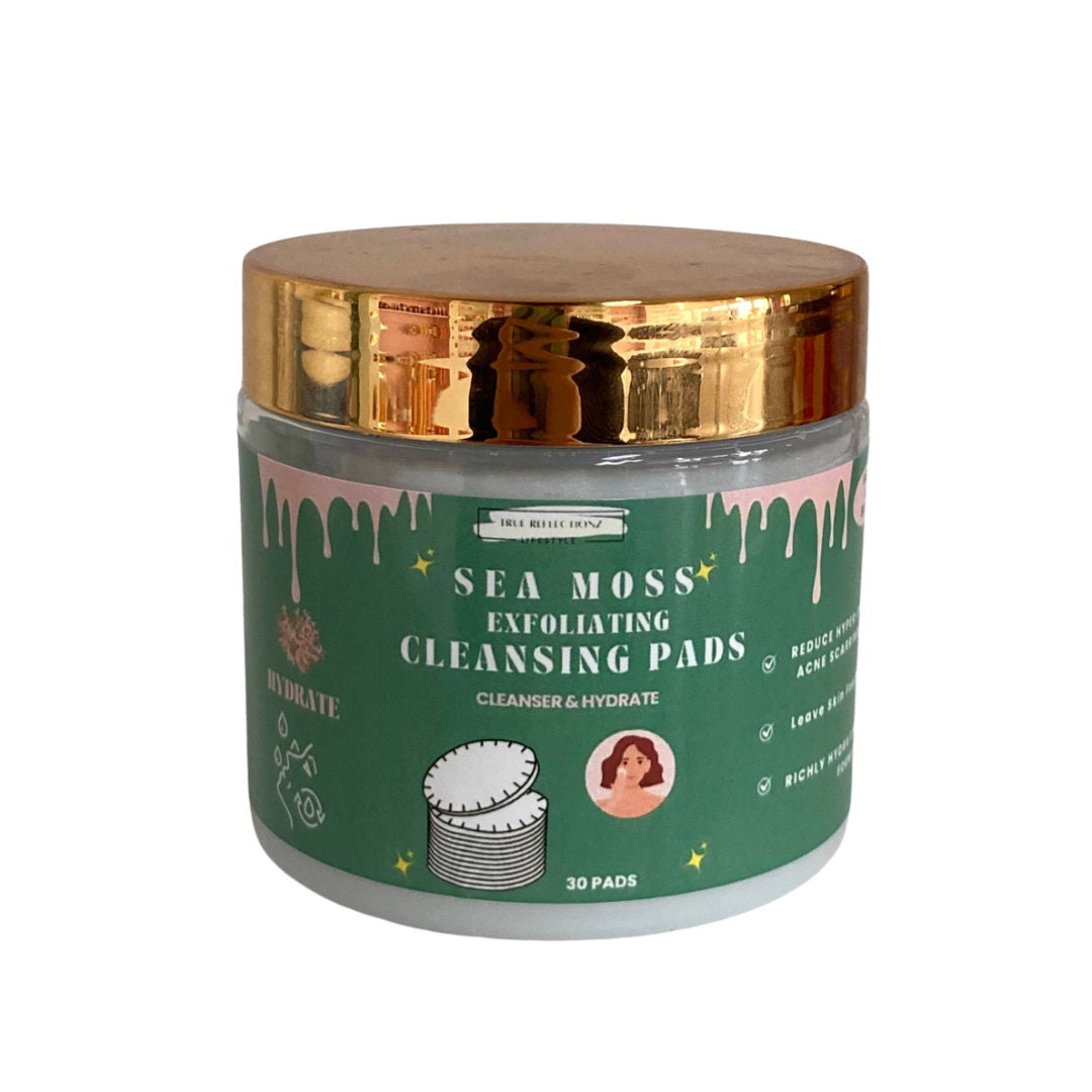 Sea Moss Kojic Acid Cleansing Pad Acne Pads Kojic Acid Pads Rich in ...