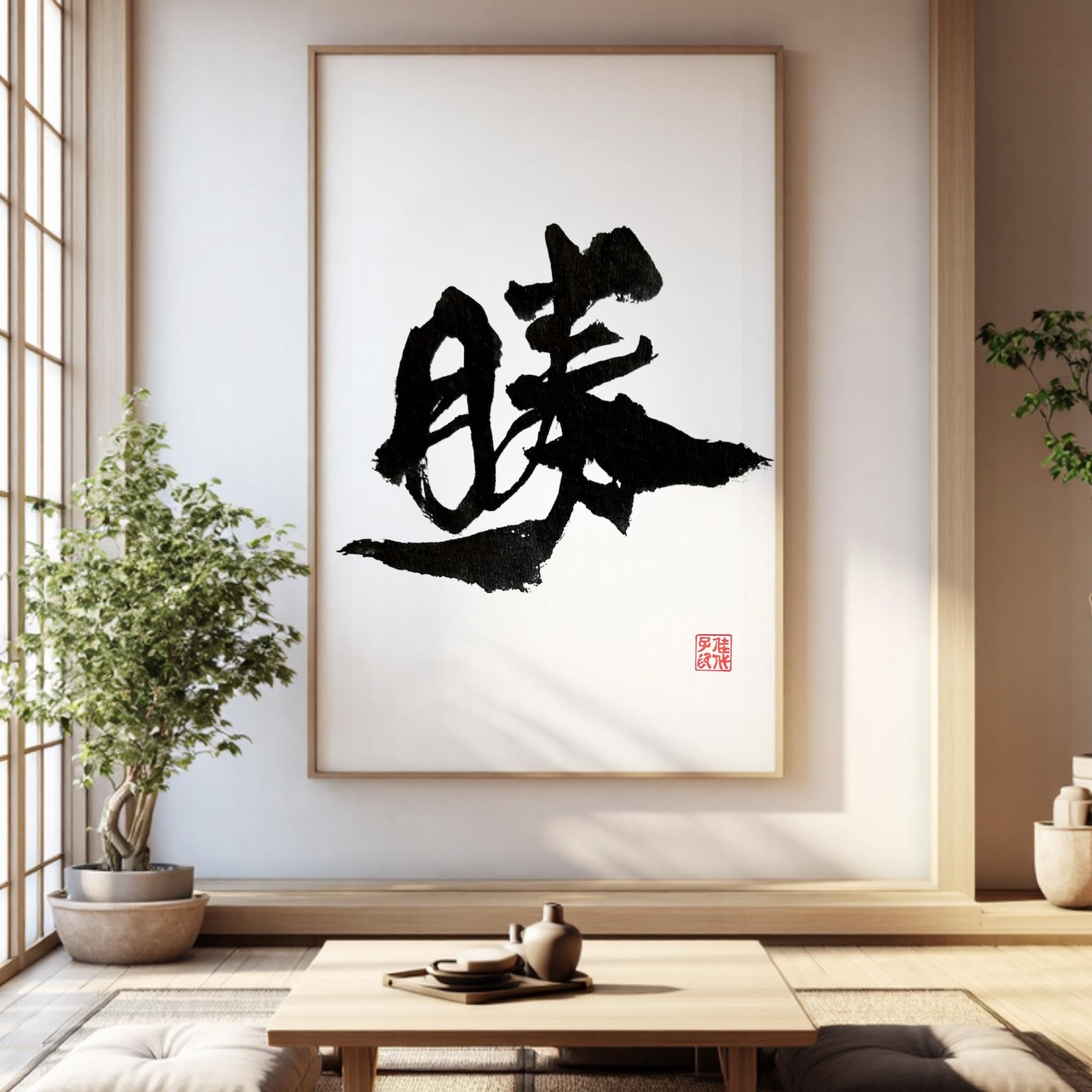 Custom Japanese Calligraphy Art: Personalized Kanji Name Gift - Etsy