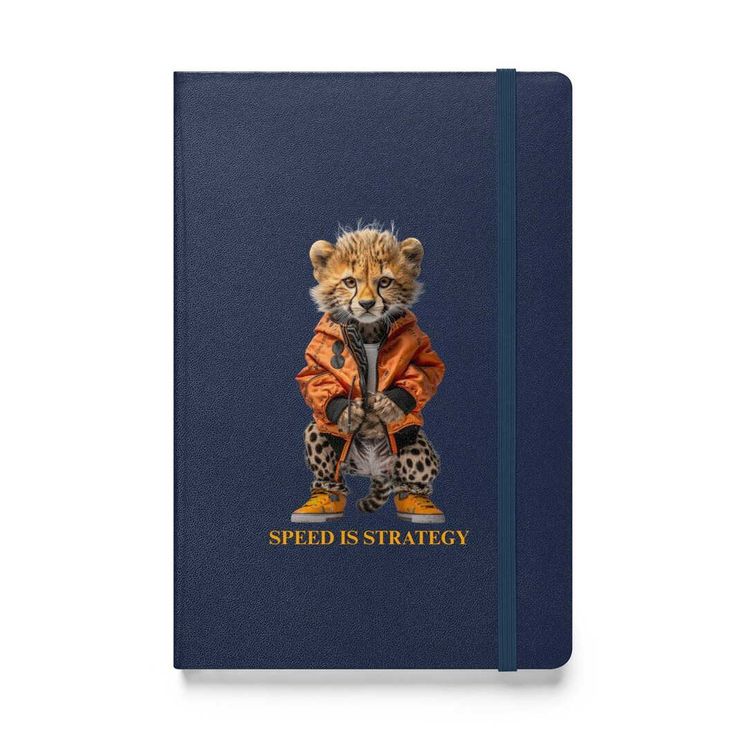 Hardcover Bound Notebook (cheetah Cub) - Etsy
