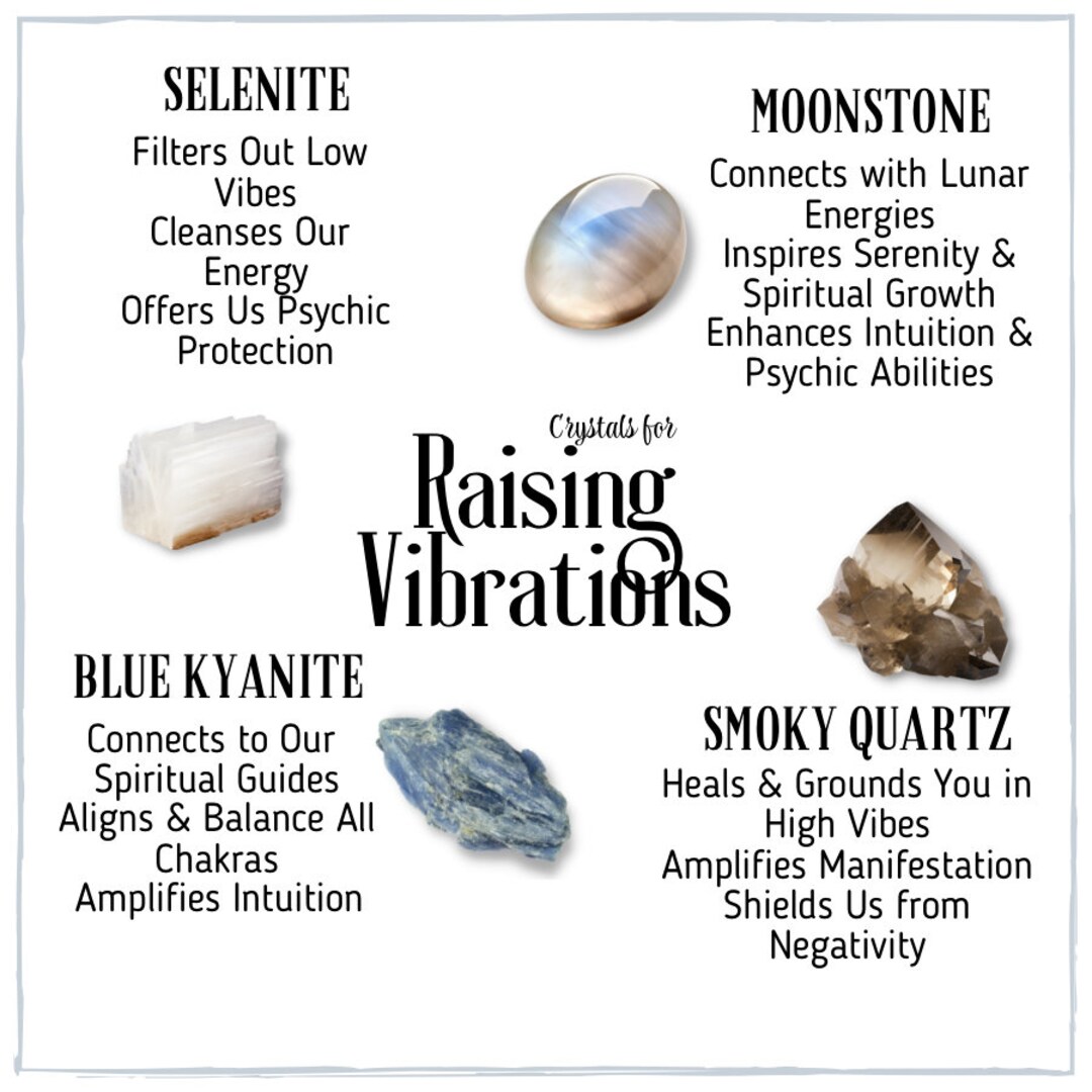 Crystals for Raising Vibrations - Etsy