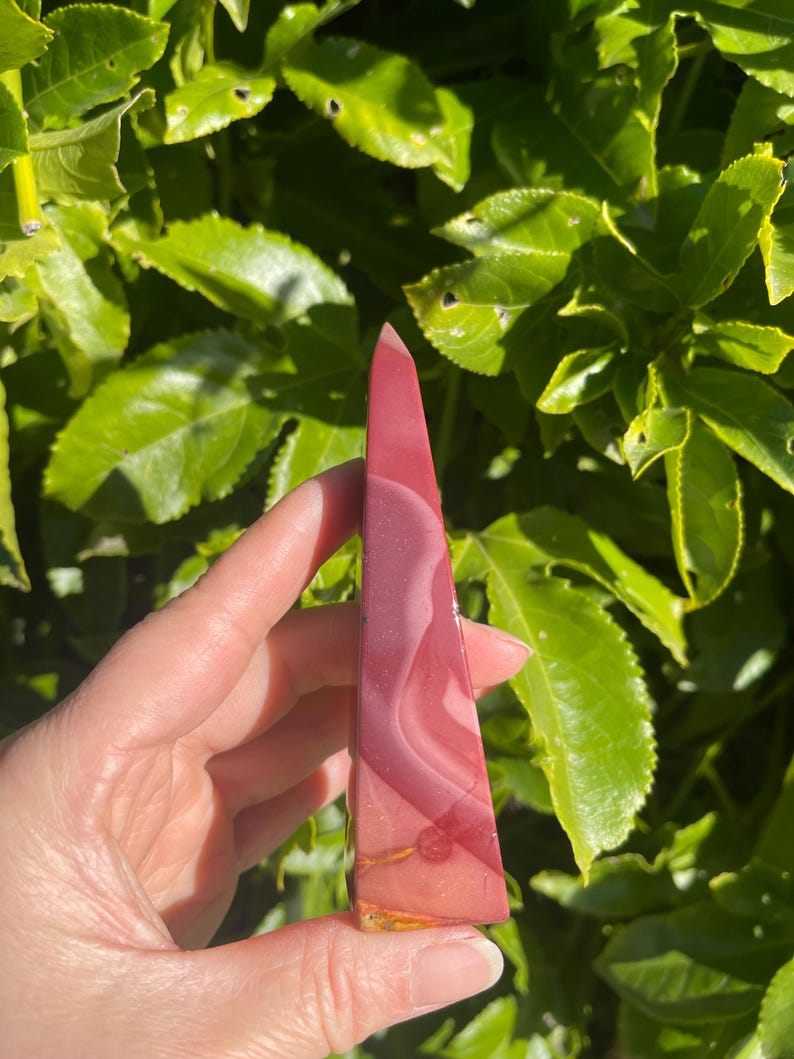 Mookaite Crystal Tower: Grounding Earth Energy - Etsy