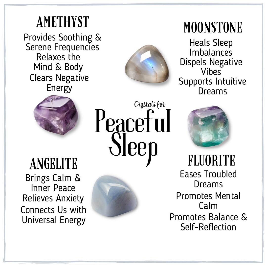 Crystals for Peaceful Sleep - Etsy