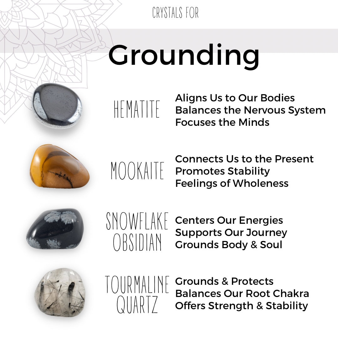 Crystals for Grounding - Etsy