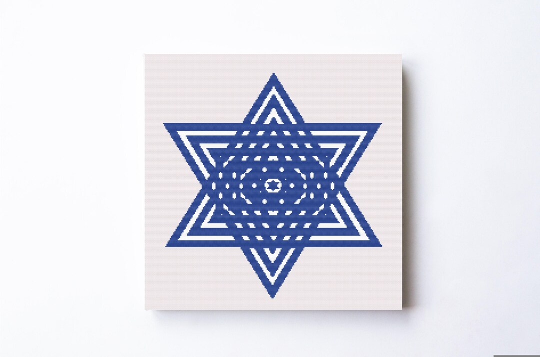 Geometric Agam Inspired Star of David - Etsy