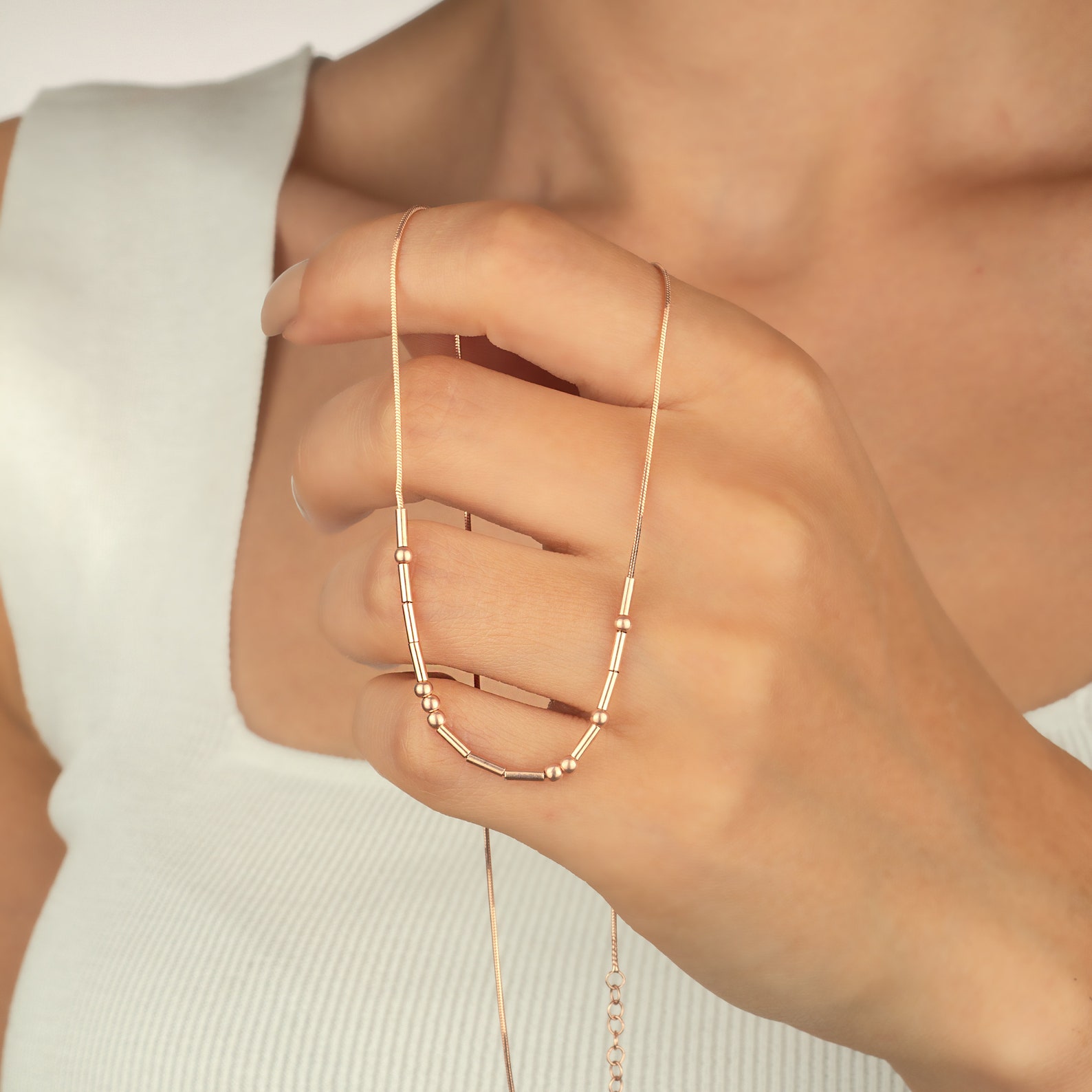 Sterling Silver Morse Code Necklace, Couple Morse Code Necklace, Morse Code Jewelry ...